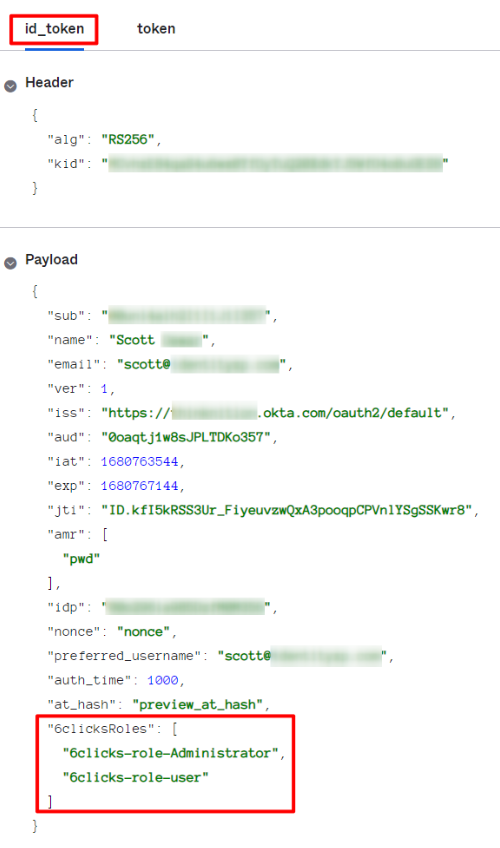 OpenID Connect Scopes and Claims
