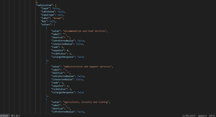 Creating a Question-Based Assessment (QBA) using JSON templates
