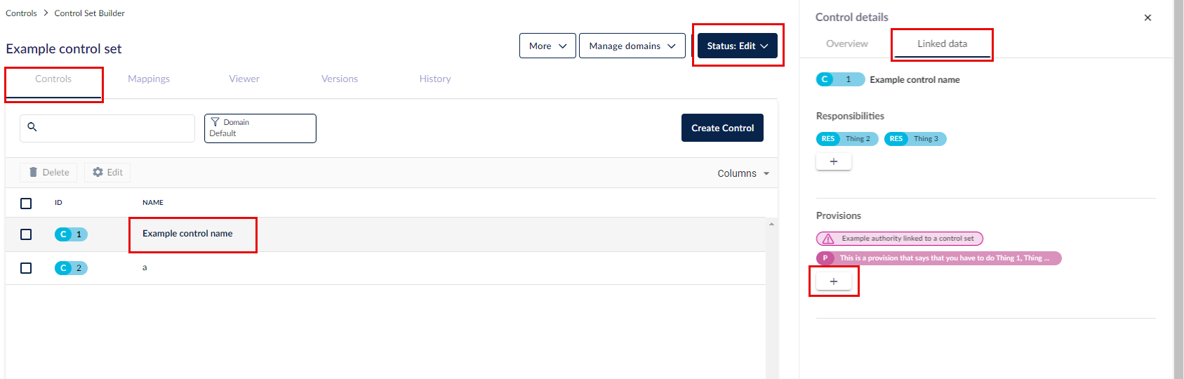 Controls module overview