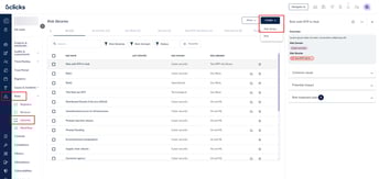 Creating and using a risk library