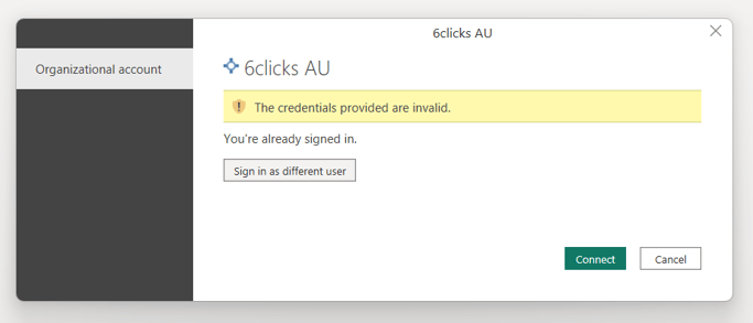 Connect 6clicks to Power BI
