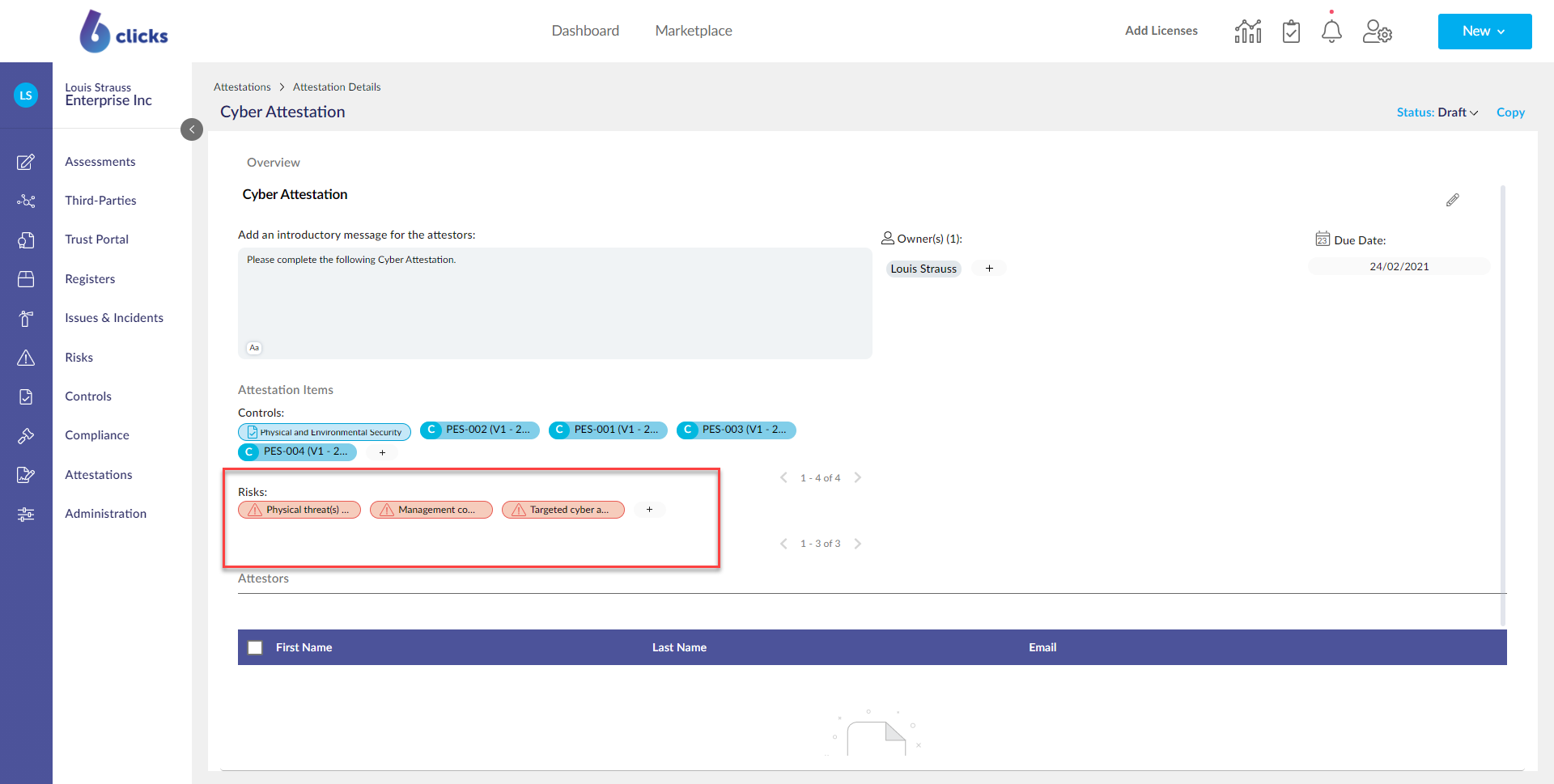 Creating an Attestation